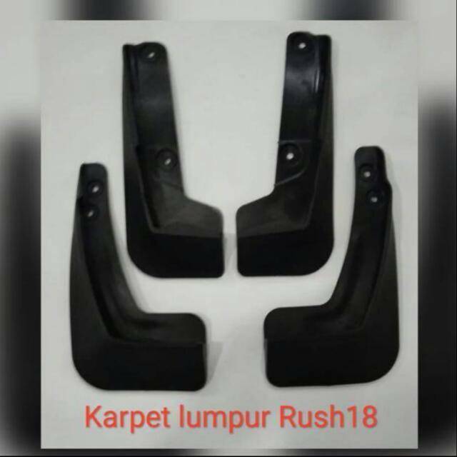 Jual Mud Guard / Mudguard / Karpet Penahan Lumpur Mobil All New Rush ...