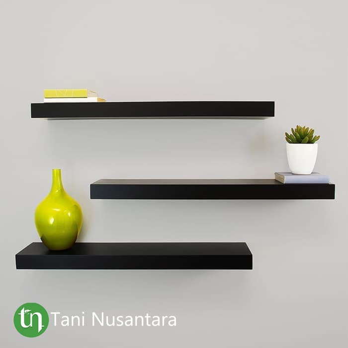 Jual Rak Dinding (1set) Rak Buku floating shelf HPL Furnitur | Shopee ...