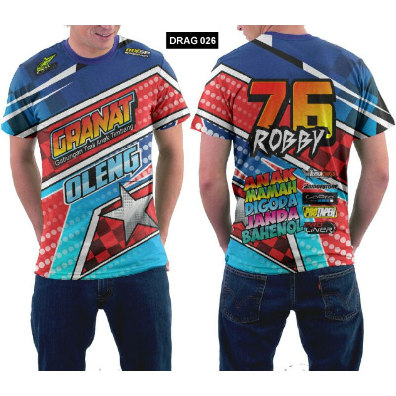 Jual JERSEY DRAG/RACING CUSTOM | Shopee Indonesia