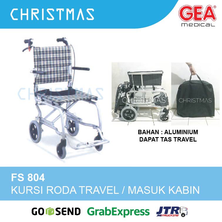 Jual Kursi Roda Travel Kabin Pesawat GEA FS804LABJ-37 | Shopee Indonesia