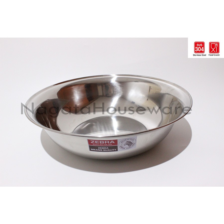 Jual Baskom Bulat Stainless / Baskom Cuci Beras / Baskom Aduk Adonan ...