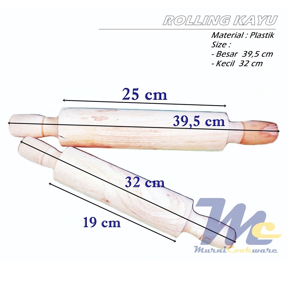 Jual Rolling Kayu/ Gilingan Adonan Kue | Shopee Indonesia