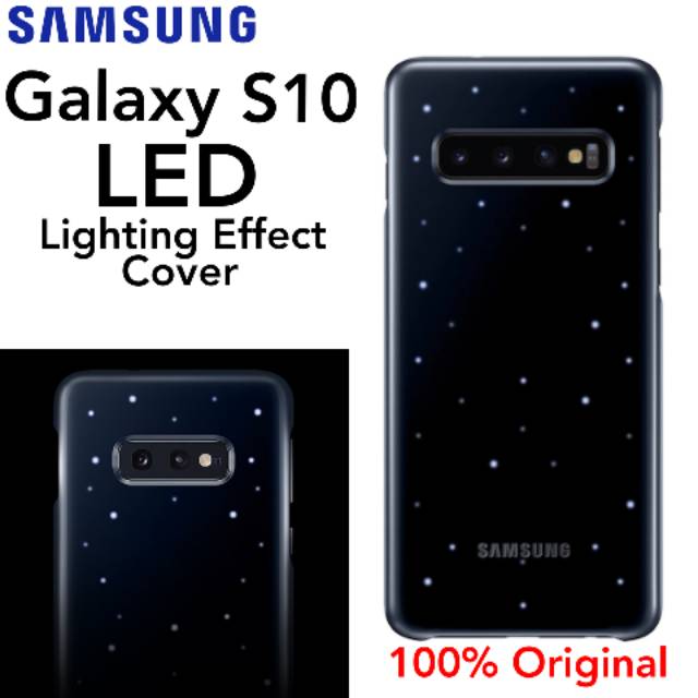 Jual Samsung S10 Plus S10+ LED Lighting Effect Cover ORIGINAL Case ...