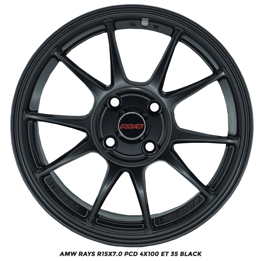 Jual Velg Mobil Wedsport Tc105 Ring 15x7.0 Pcd 4x100 ET 35 Black | Shopee Indonesia