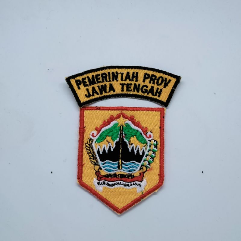 Jual Logo Bordir Provinsi Jawa Tengah / Logo Provinsi Jawa Tengah ...