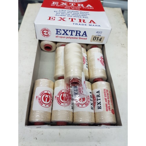 Jual Benang Extra no 014 ( krem ) | Shopee Indonesia