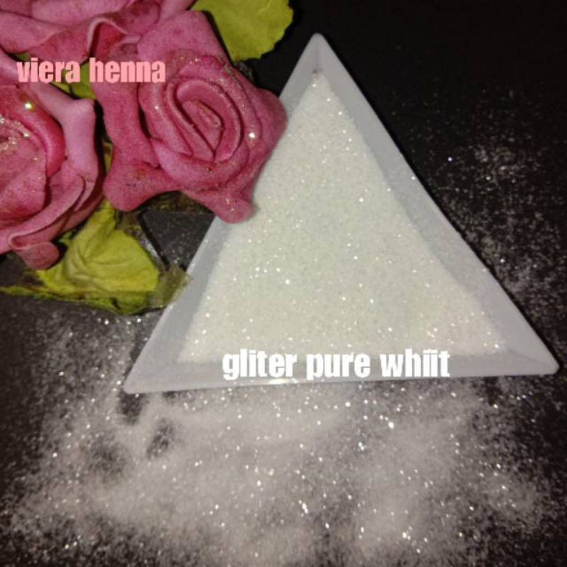 Jual gliter putih pure white | Shopee Indonesia