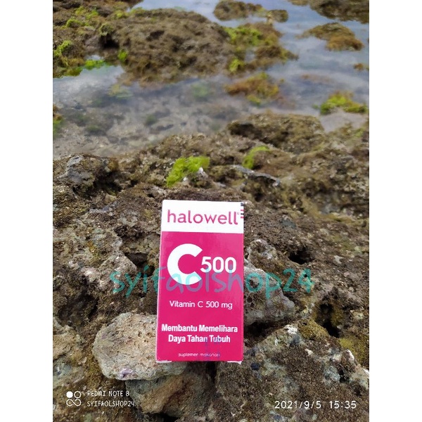 Jual Halowell Vitamin C Tunggal 500 mg @30 tablet | Shopee Indonesia