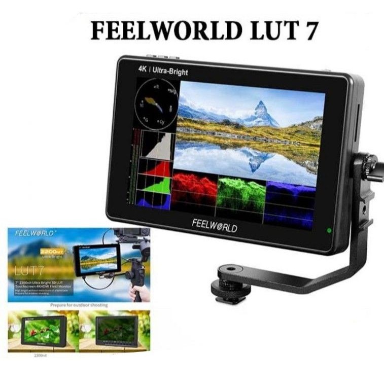 Jual FEELWORLD LUT-7 7"3D LUT 7 INCH 4K HDMI MONITOR | Shopee Indonesia