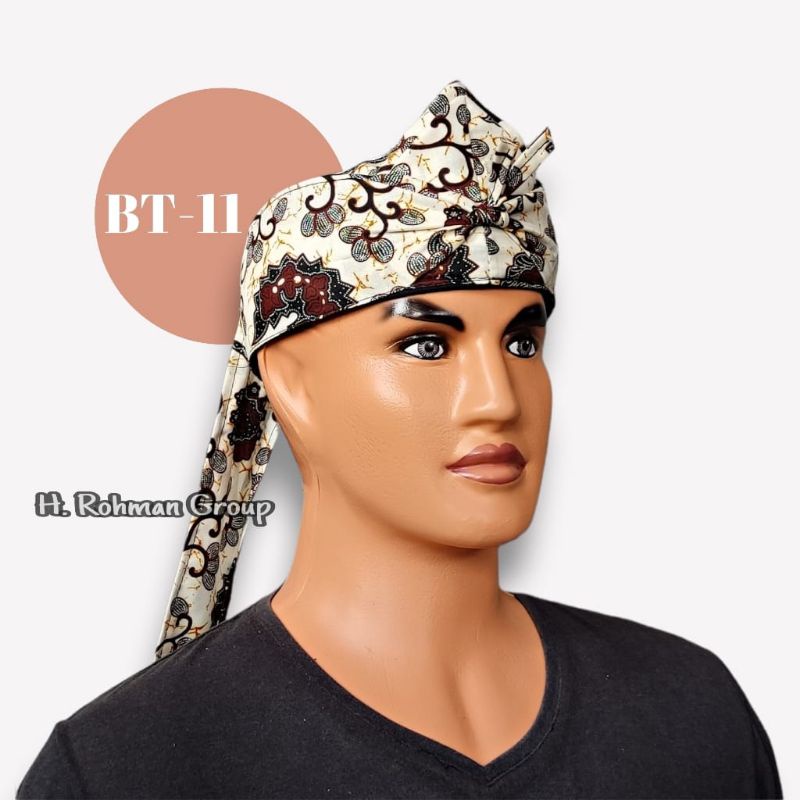 Jual TOPI BLANGKON LIPAT TRADISIONAL SUNDA MOTIF BATIK UKURAN DEWASA ...