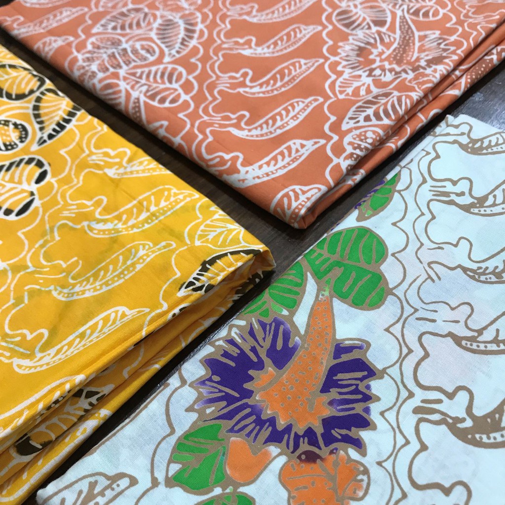 Jual Batik Bogor Motif Tilu Sauyunan - proses batik cap dan colet I ...