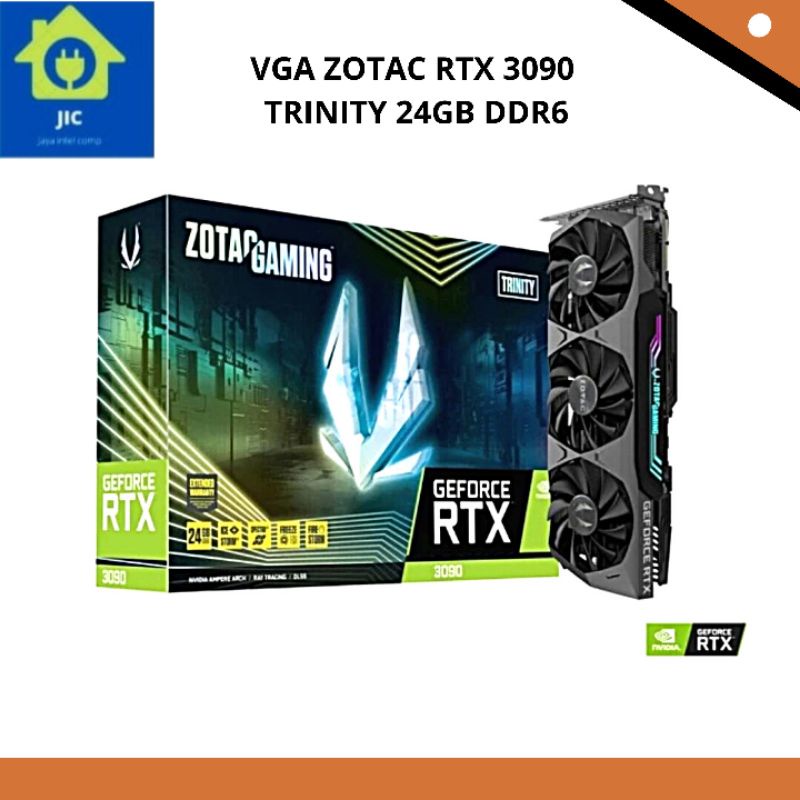 Jual VGA ZOTAC RTX 3090 TRINITY 24GB DDR6 | Shopee Indonesia