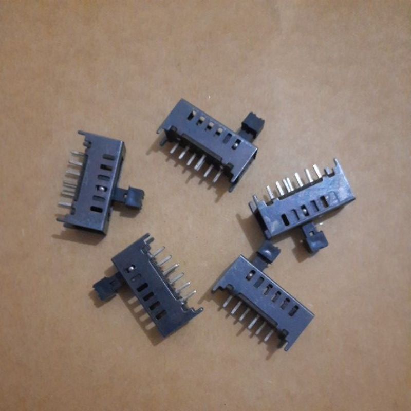 Jual CUCI GUDANG SWITCH GESER / SLIDE SWITCH 7 PIN 6 POSISI | Shopee ...