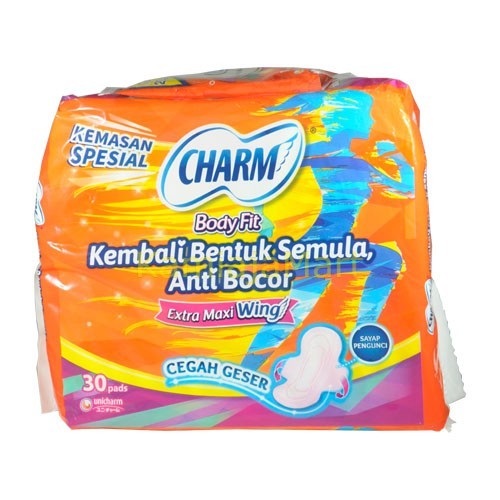 Jual Charm Pembalut Extra Maxi Wing 30's | Shopee Indonesia