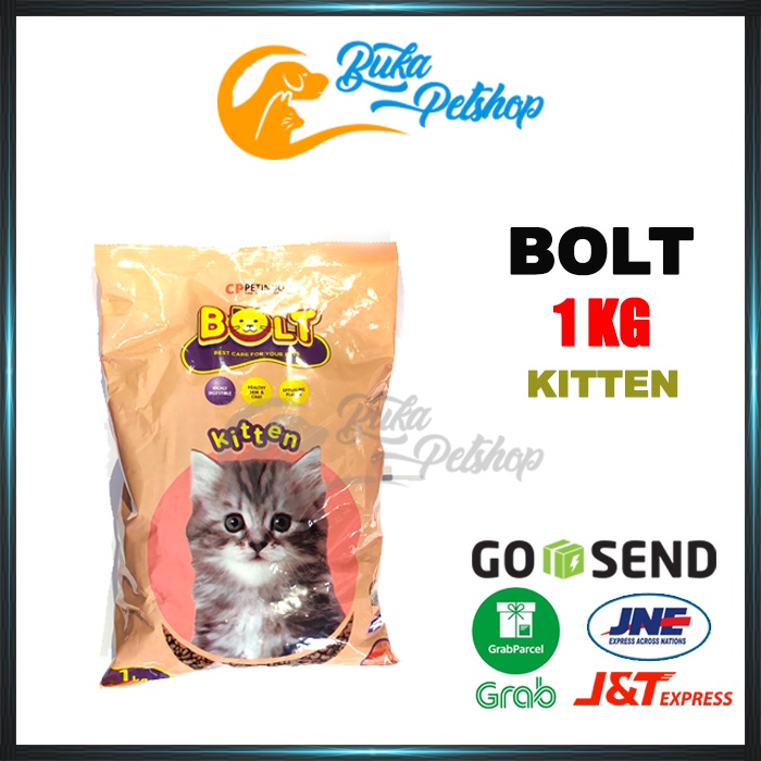 Jual BOLT KITTEN 1KG FRESHPACK Makanan Kucing Bolt Kitten | Shopee ...