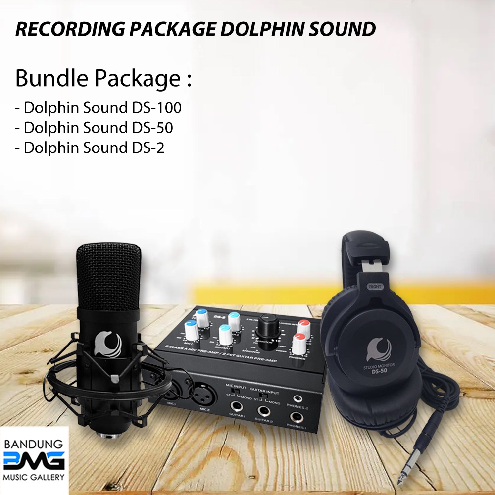 Jual Paket Home Studio Recording Dolphin Sound Garansi RESMI | Shopee ...