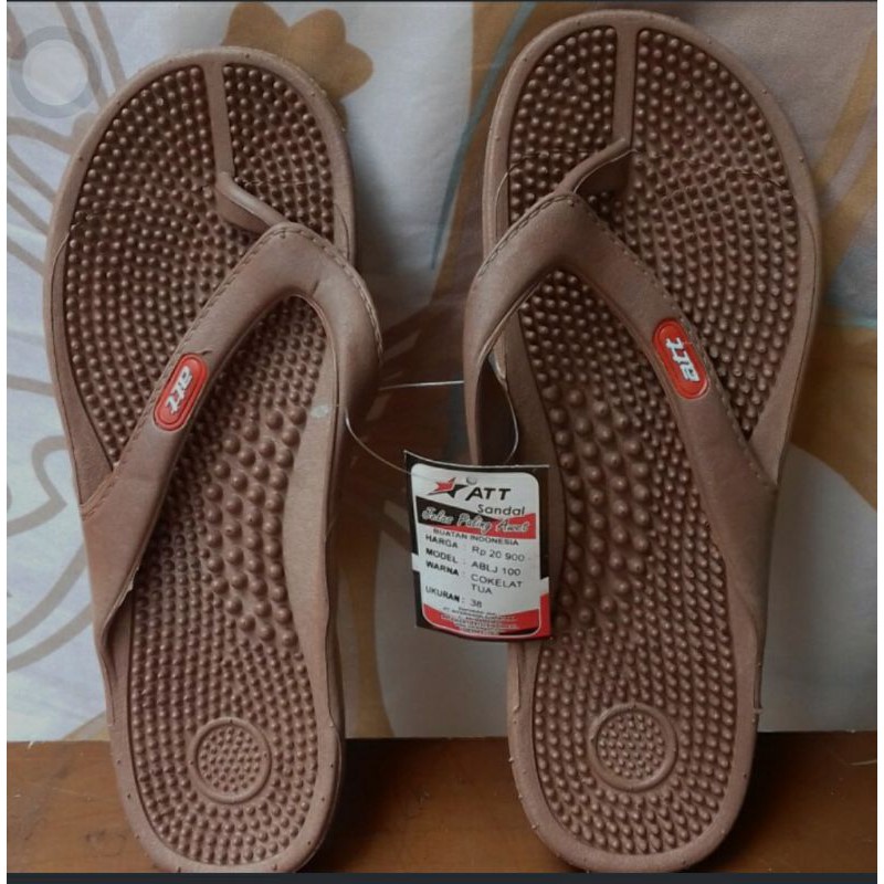 Jual sandal duri pro att sandal kesehatan karet Sandal Rematik healty ...