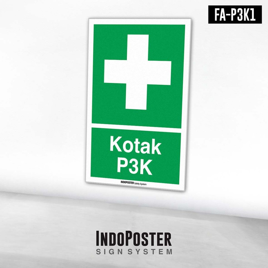 Jual Stiker Sign Kotak P3k First Aid Box Standar ISO 7010 | Shopee ...