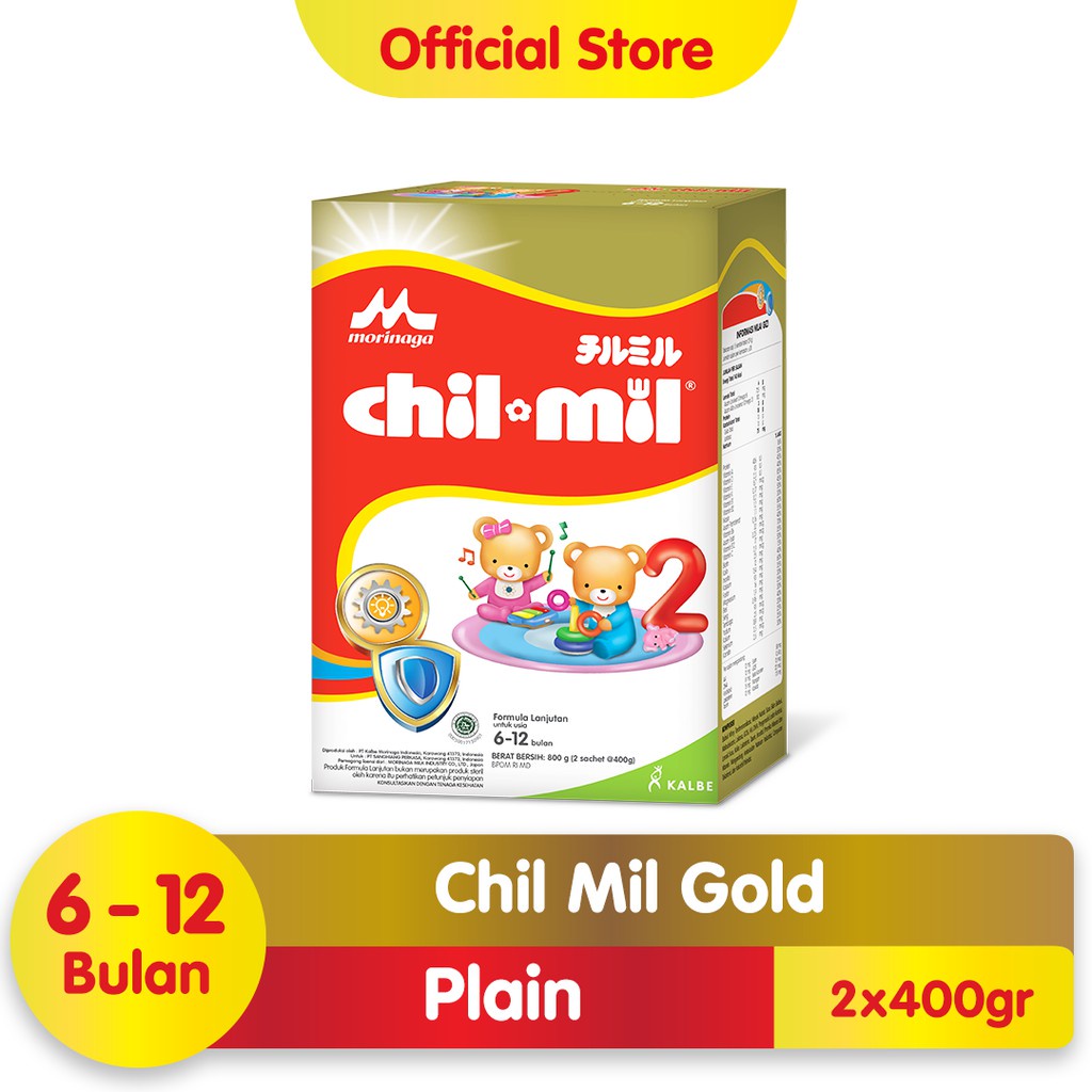 Jual MORINAGA CHIL MIL GOLD CHILMIL 800gr / KEMASAN BARU 780gr | Shopee ...