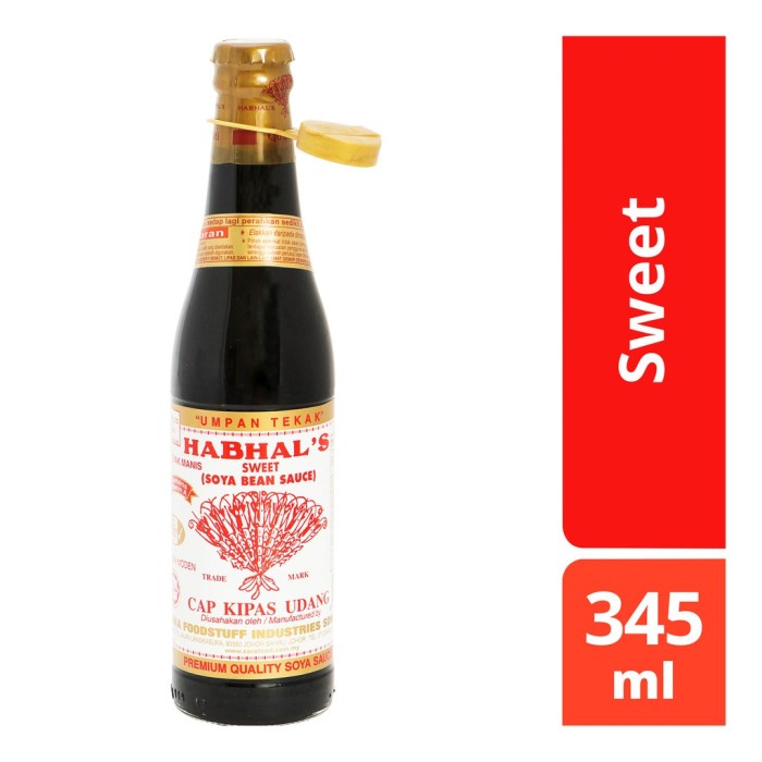 Jual Habhal'S Habhal Kicap Manis Kecap Manis Sweet Soya Bean Sauce 345Ml | Shopee Indonesia