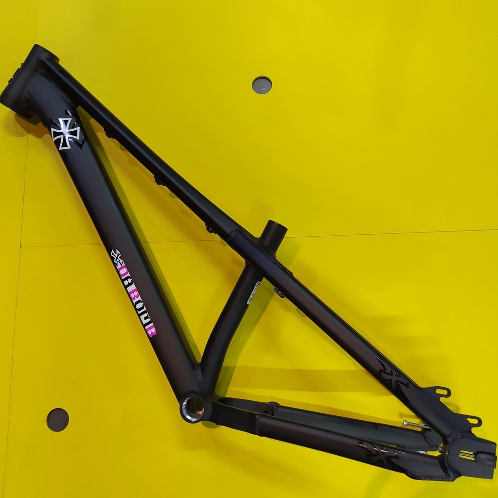 Jual Frame Batang sepeda Dabomb Sonic Dirt Jump Black Alloy not trek ...