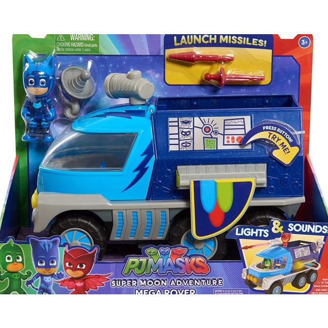 Jual Pj Masks Super Moon Adventure Mega Rover Blue Catboy Cat Boy ...