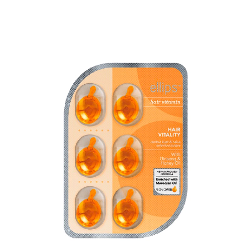 Jual Ellips Vitamin Rambut Vitality Blister 6 x 1 mL | Shopee Indonesia