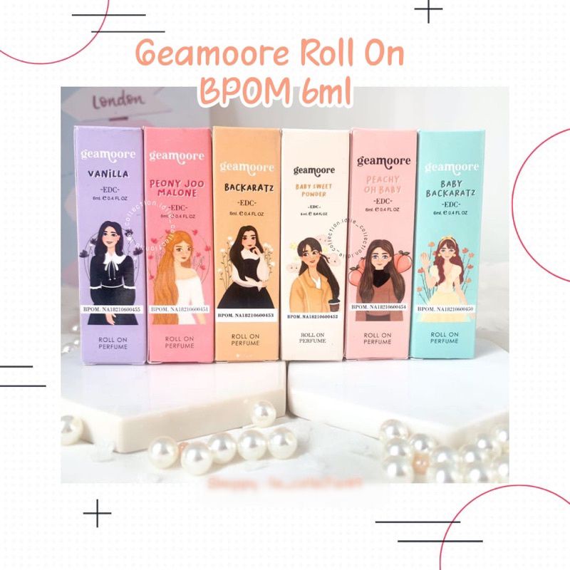 Jual PROMO!! GEAMOORE Parfum Roll On 6ml / Geamoore Inspired Parfum ...