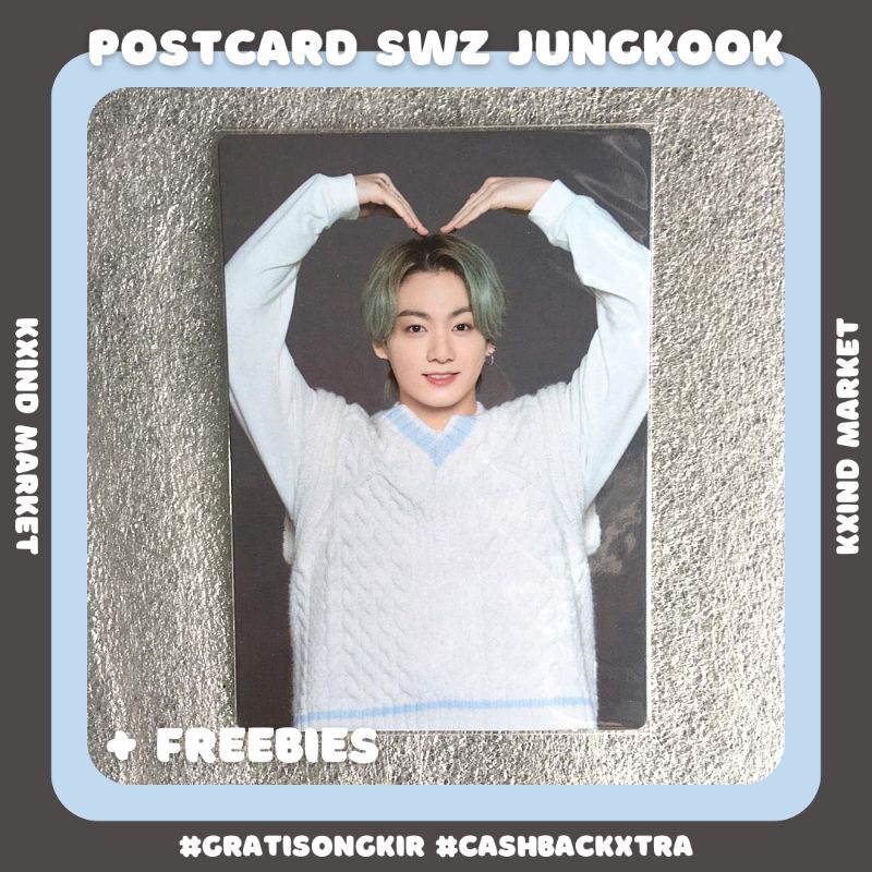 Jual Postcard Jungkook Sowoozoo / PC JK muster 2021 / BTS swz / album ...
