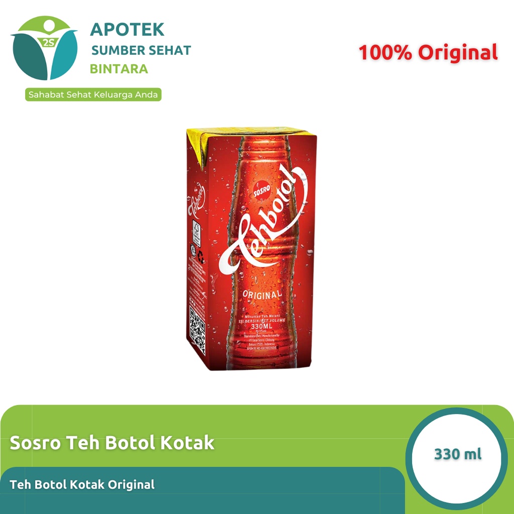 Jual Teh Botol Sosro Kotak 330 ml | Shopee Indonesia