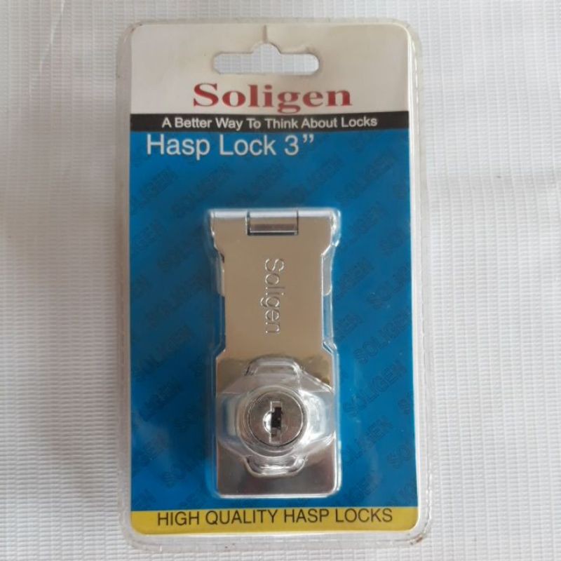 Jual OVERPAL/OVERVAL/HASP LOCK 3"(SOLIGEN) | Shopee Indonesia