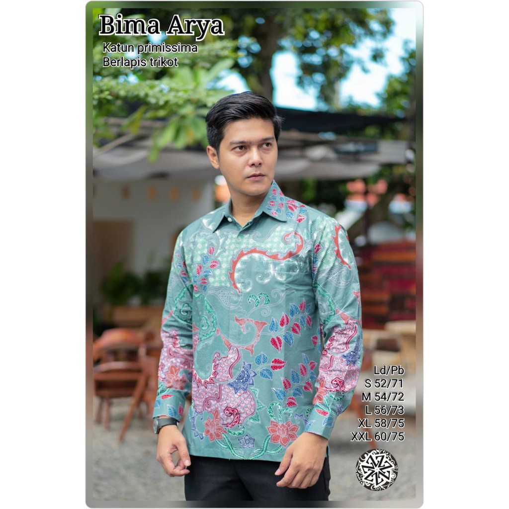 Jual Model Baju Batik Couple Terbaru Modern Motif Bima Arya | Shopee ...