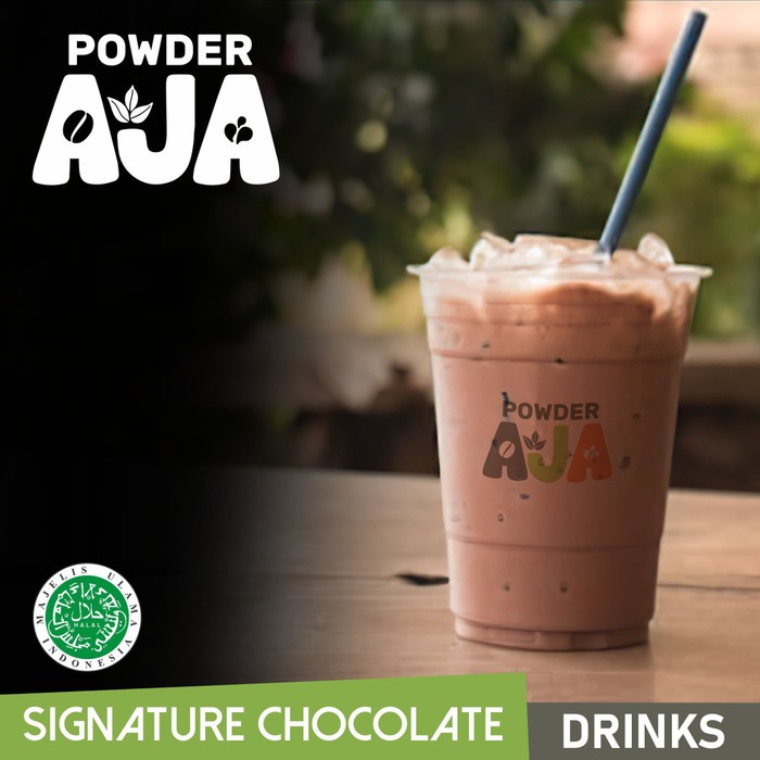 Jual POWDER AJA - POWDER DRINK RASA SIGNATURE CHOCOLATE | Shopee Indonesia