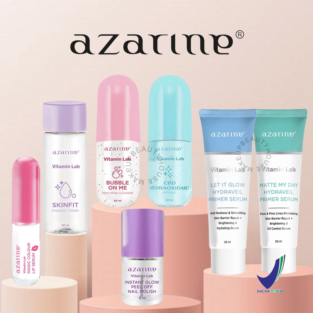 Jual AZARINE Vitamin Lab - Mask Cleanser | Essence Toner | CBD ...