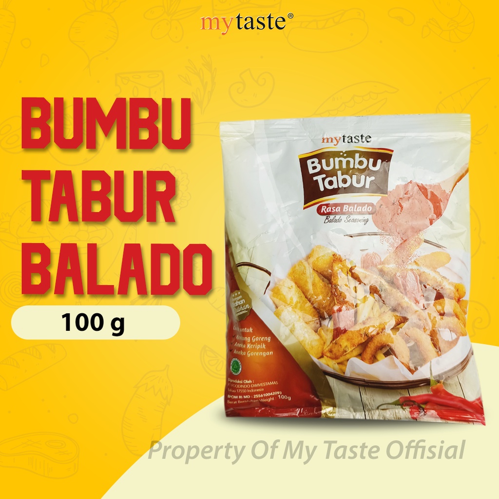 Jual My Taste Bumbu Tabur Balado 100gr Bumbu Seasoning Tabur Rasa Pedas ...
