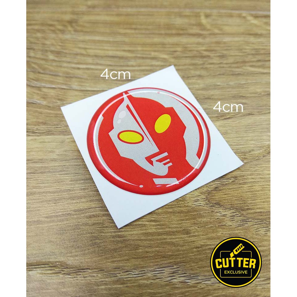 Jual emblem sticker resin ULTRAMAN head | Shopee Indonesia