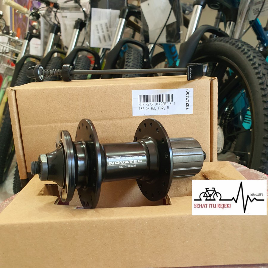 Jual HUB BELAKANG SEPEDA NOVATEC 8 - 11 SPEED QR ALLOY. REAR FREEHUB ...
