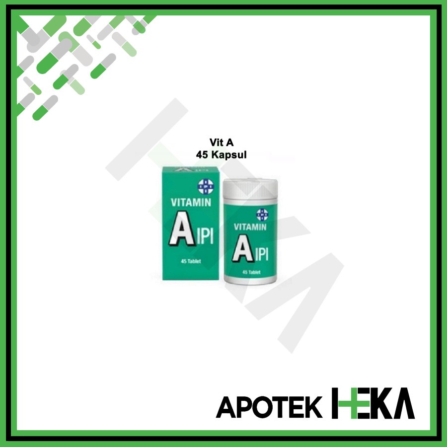Jual Vitamin A IPI Botol isi 45 Tablet Hijau (BANDUNG) | Shopee Indonesia