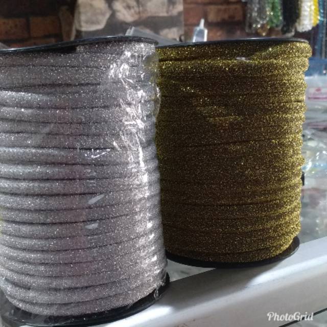 Jual Tali gliter bahan aksesoris | Shopee Indonesia