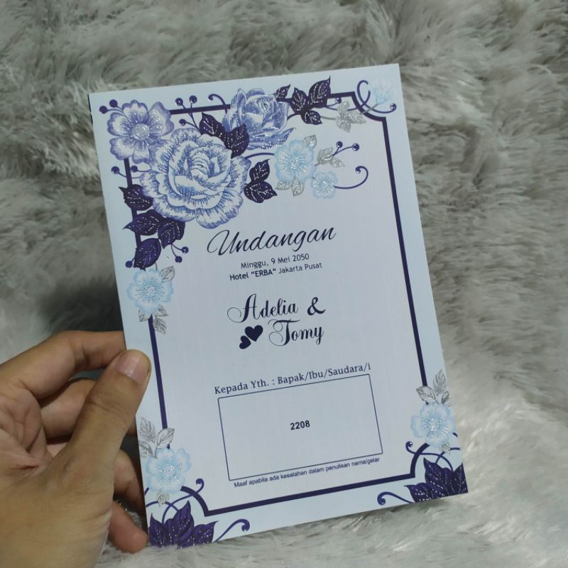 Jual UNDANGAN 2208 PERNIKAHAN WEDDING AKAD RESEPSI KHITAN MURAH MERIAH ...