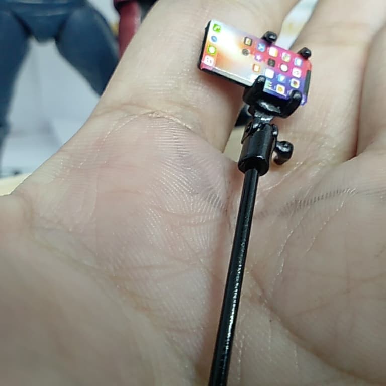 Jual miniatur HP handphone tongsis 1/12 untuk Shf revoltech figma ...