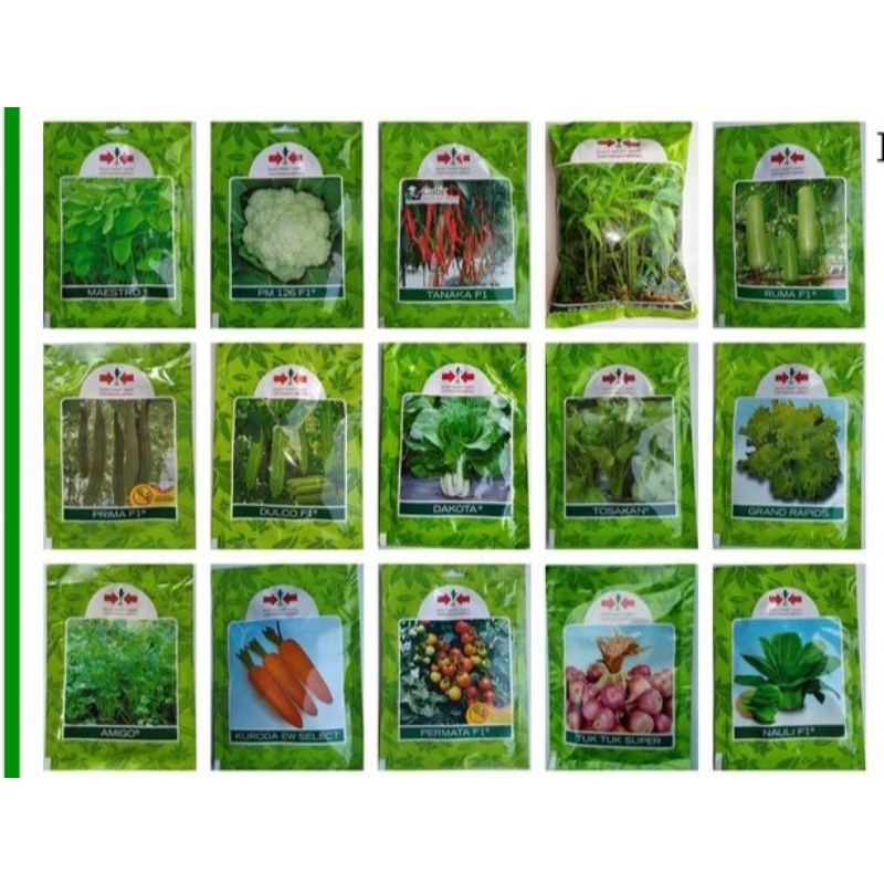 Jual ANEKA BIBIT SAYURAN CAP PANAH MERAH | Shopee Indonesia