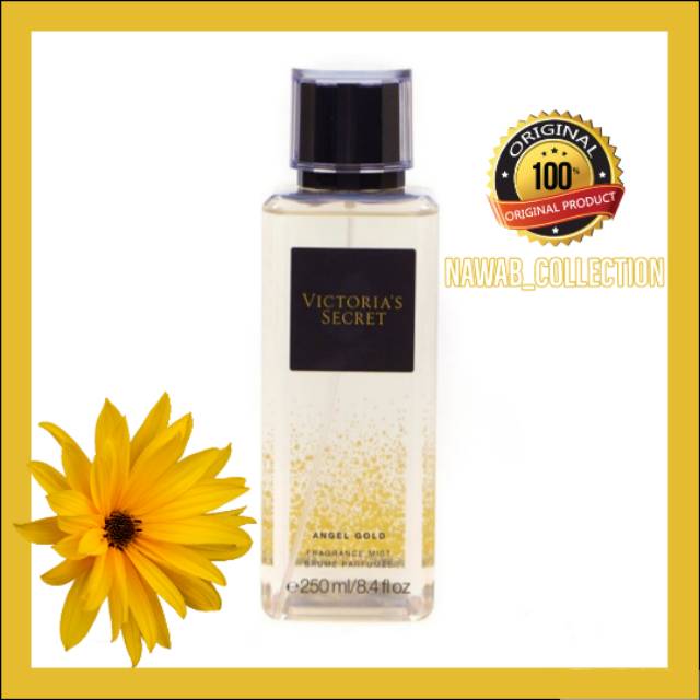 Jual Victoria Secret Angel Gold bodymist 250ml. | Shopee Indonesia