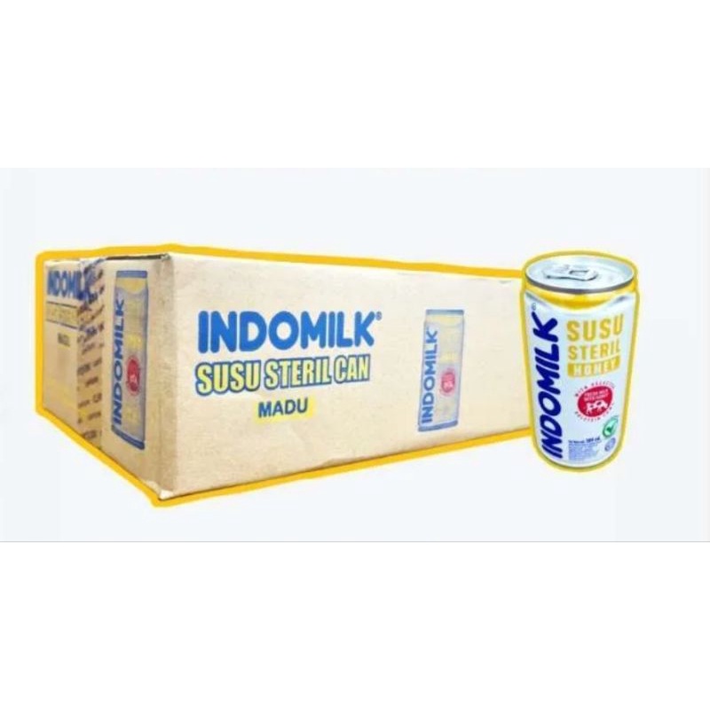 Jual Susu Steril Indomilk 1 dus isi 24 pcs @189ml | Shopee Indonesia