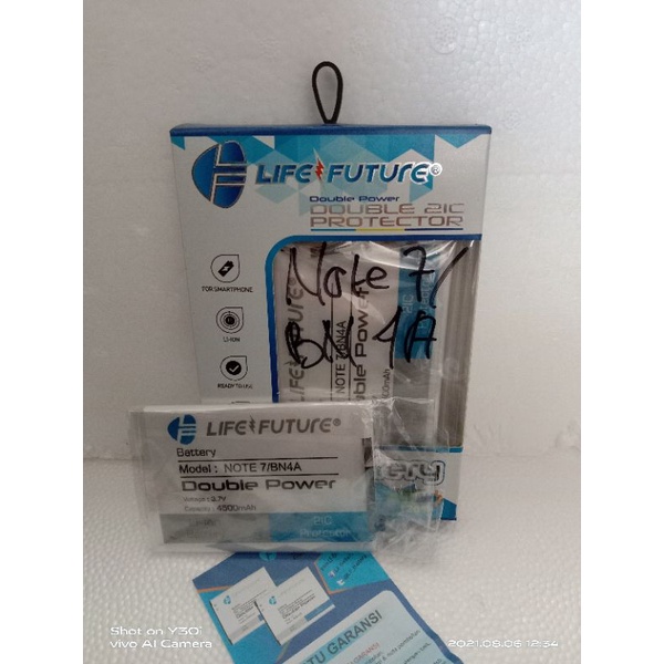 Jual BATRE LF XIAOMI REDMI NOTE 7 / BN4A DOUBLE POWER | Shopee Indonesia