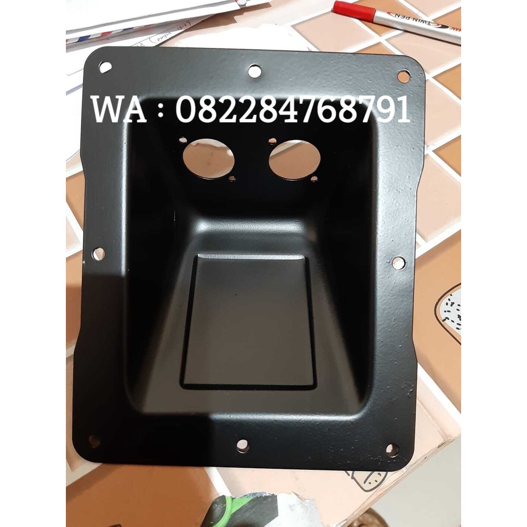 Jual Plat spikon speaker besi besar / terminal speakon speaker besi ...