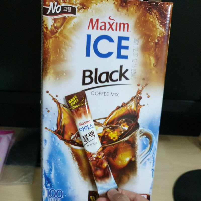 Jual [10 SACHET] MAXIM ICE BLACK COFFEEMIX | Shopee Indonesia