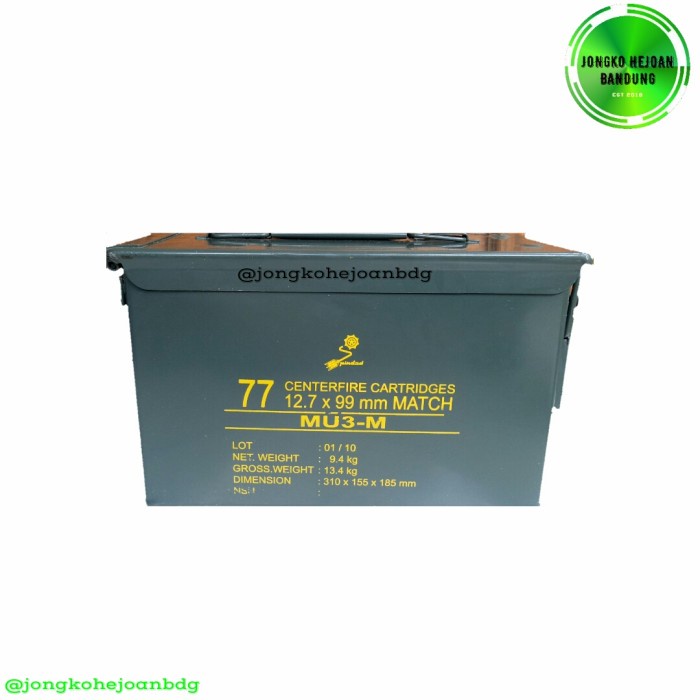 Jual Box Peluru Bekas / Kotak Perkakas Besi / Tool Box Besi Original ...