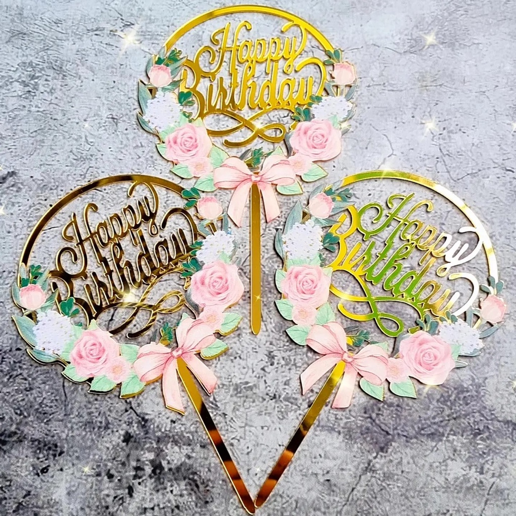 Jual Topper HBD Bunga | Shopee Indonesia