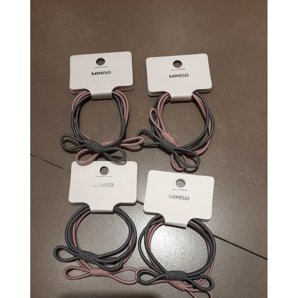Jual MINISO TALI KUNCIR IKAT RAMBUT | Shopee Indonesia
